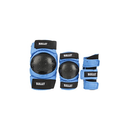 Set de 3 protections Bullet standard Junior Bleu
